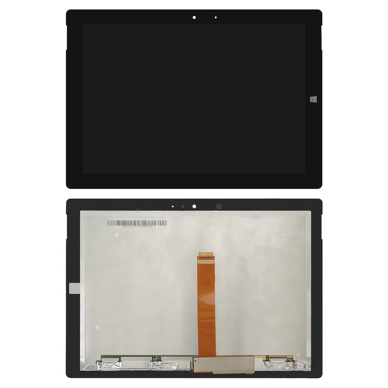 LCD compatible with Microsoft Surface 3, (black, without frame) - All ...