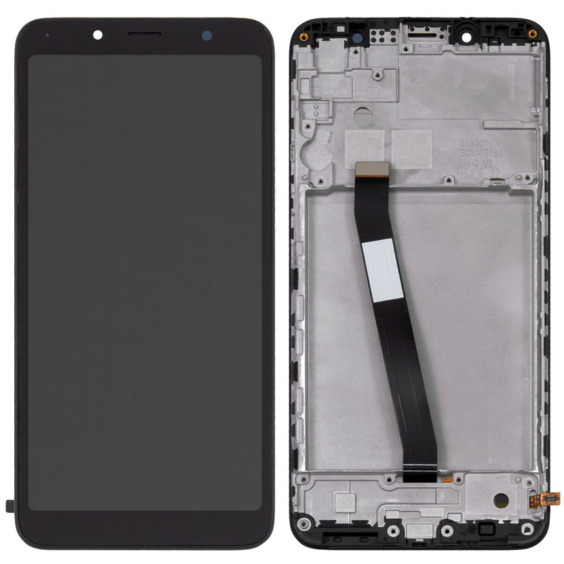 LCD compatible with Xiaomi Redmi 7A, (black, Original (PRC), MZB7995IN ...