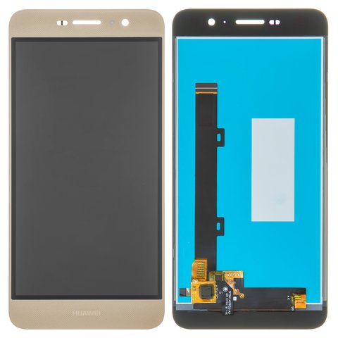 Pantalla LCD puede usarse con Huawei Y6 Pro, dorado, clase B, sin marco ...
